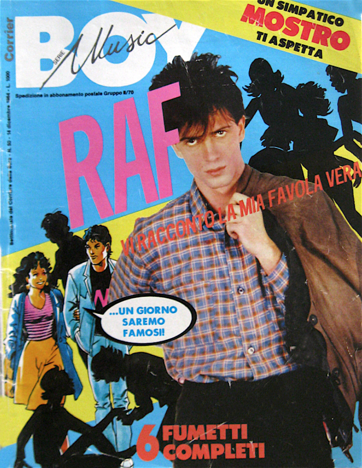 Self control - RAF hit Italia curiosando anni 80 con FOTO e VIDEO