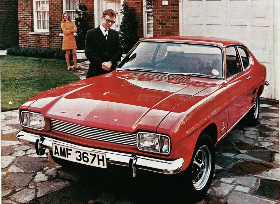 Storia dell'auto d'epoca FORD CAPRI anni 70 e 80